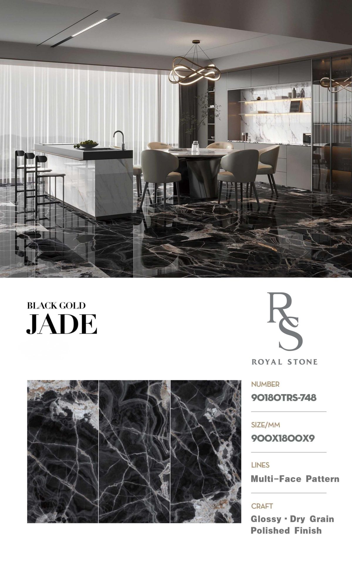 BLACK COLD JADE | Royal Stone